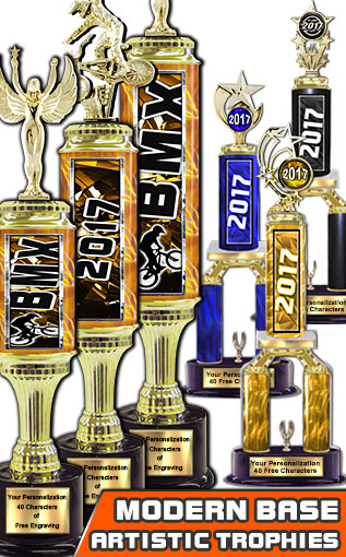 BMX Trophies | BMX Medals | BMX Acrylic Awards | BMX Plaques
